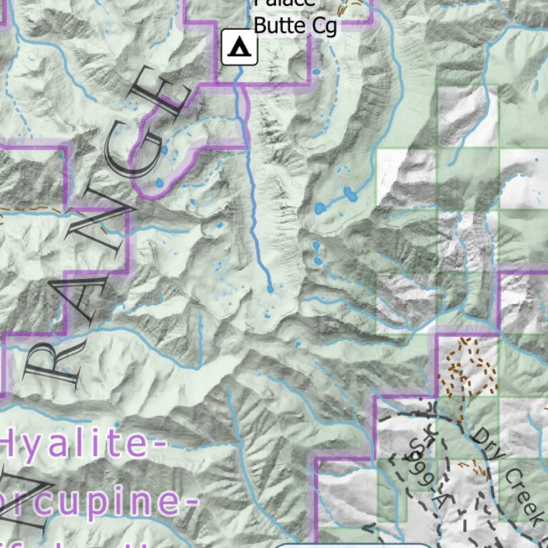Yellowstone River Gardiner to Livingston Map by Off The Grid Maps ...