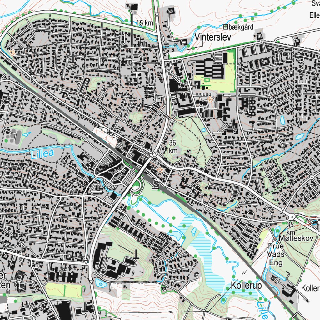 13_Favrskov_kommune_DK Map by OnlyMaps.dk | Avenza Maps