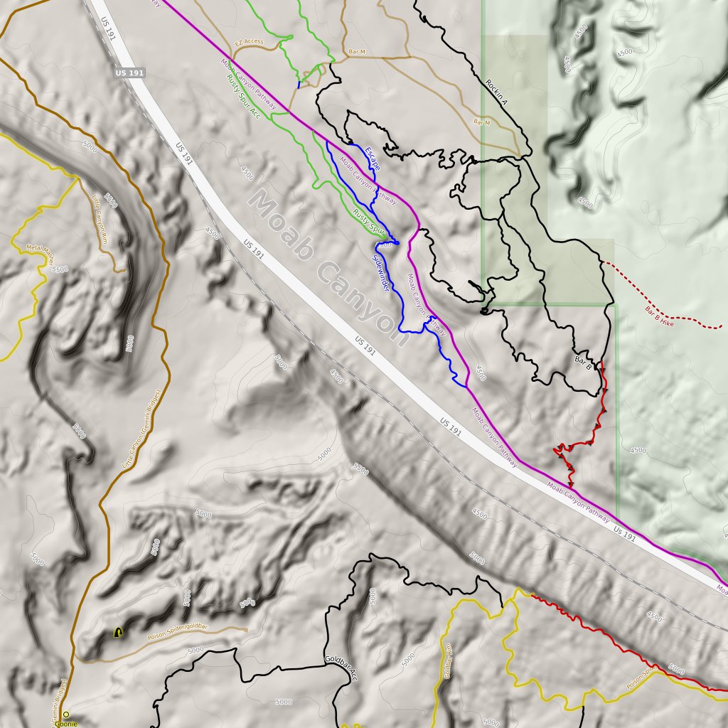 Arches National Park Map by Orbital View, Inc. | Avenza Maps