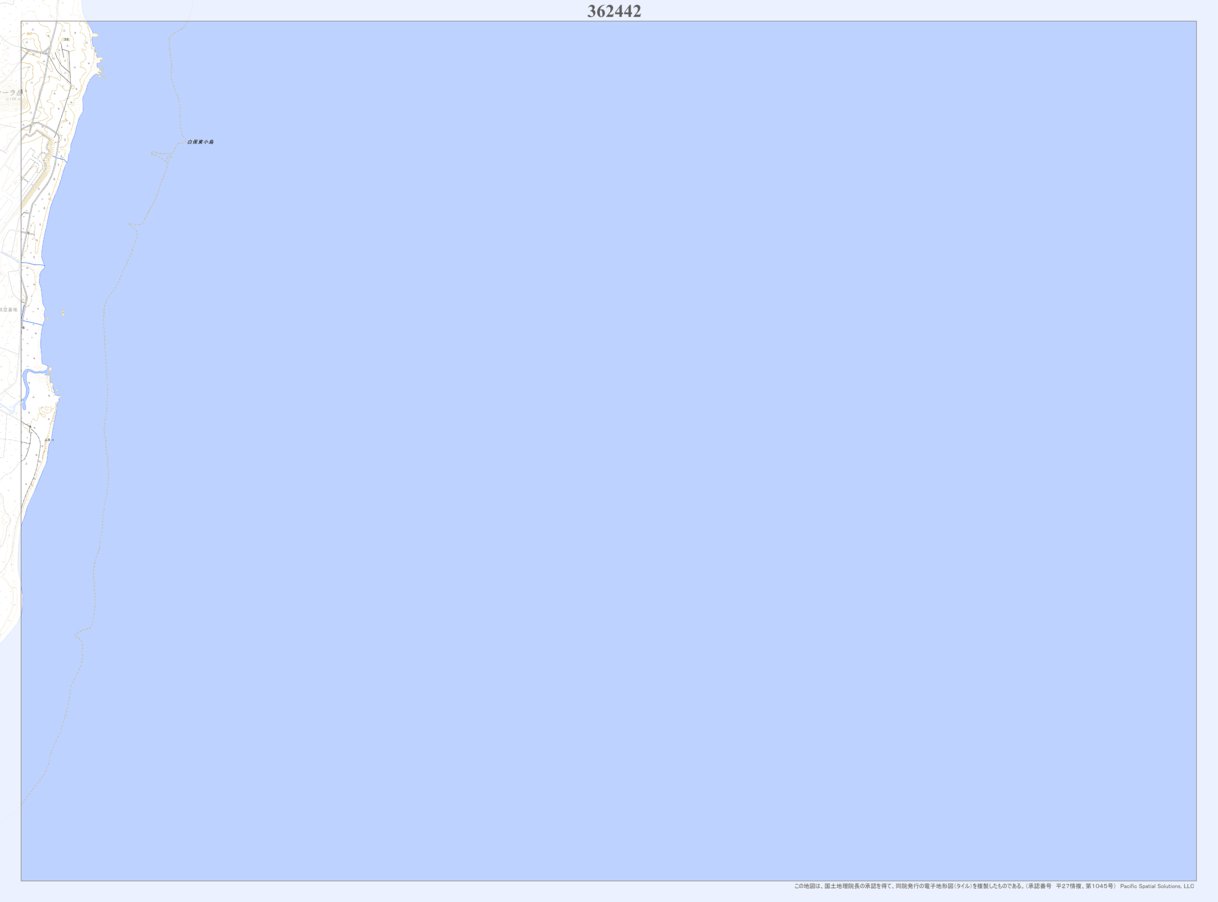 362442 Okinawa, Ishigaki-shi Map by Pacific Spatial Solutions, Inc ...