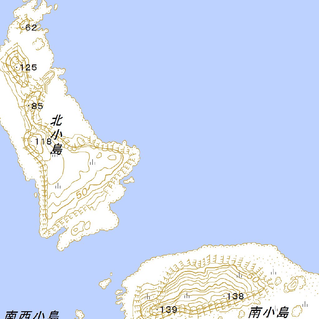 382344 Okinawa, Kitakojima – Minamikojima Map by Pacific Spatial ...