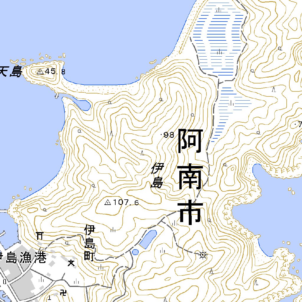 503466 伊島 （いしま Ishima）, 地形図 Map by Pacific Spatial Solutions, Inc ...