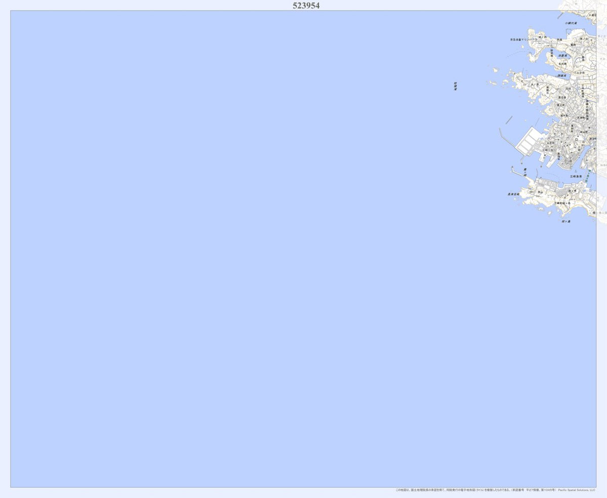 523954 Kanagawa, Miura-shi Map by Pacific Spatial Solutions, Inc ...