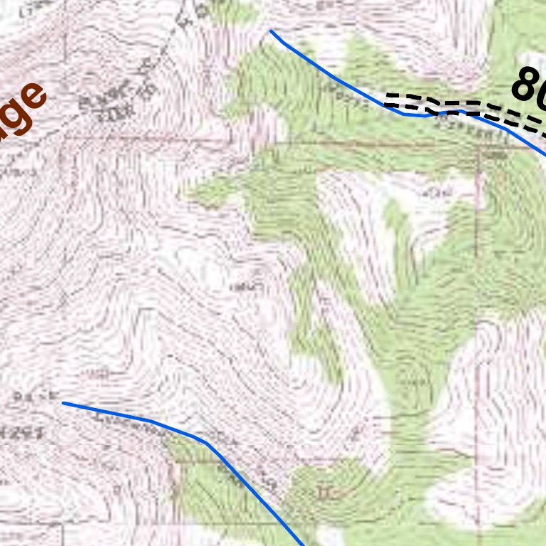 Como Area Hiking Trails Map by Park County Recreation & Resource ...