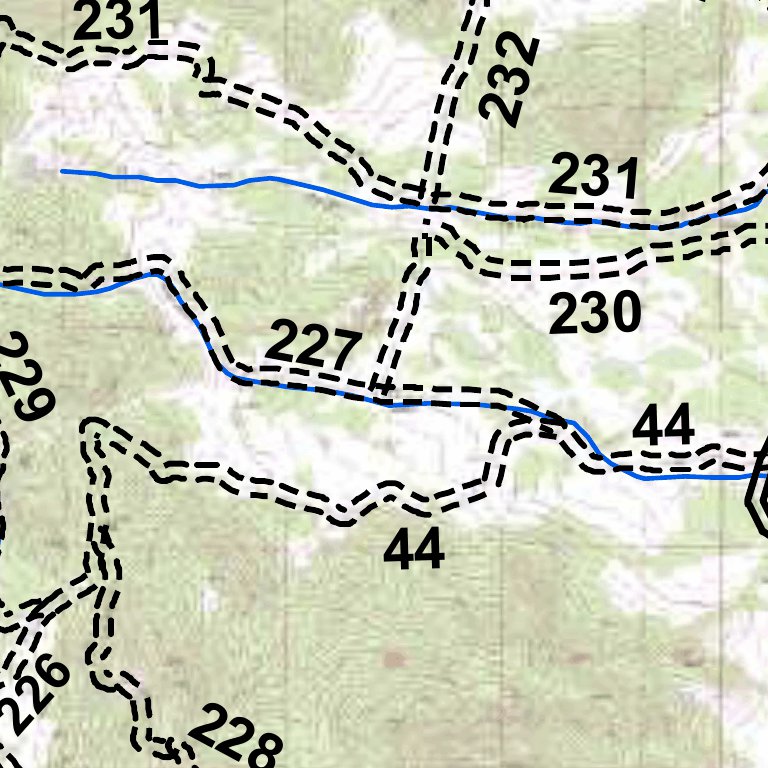 Tarryall and Lost Creek Wilderness Hiking Trails Map by Park County ...