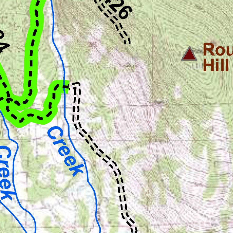 Weston Pass Area Hiking Trails Map by Park County Recreation & Resource ...