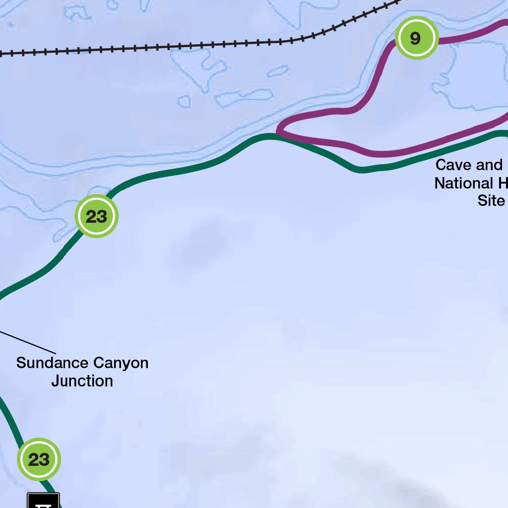 Banff National Park - Banff Winter Hikes Map by Parks Canada | Avenza Maps