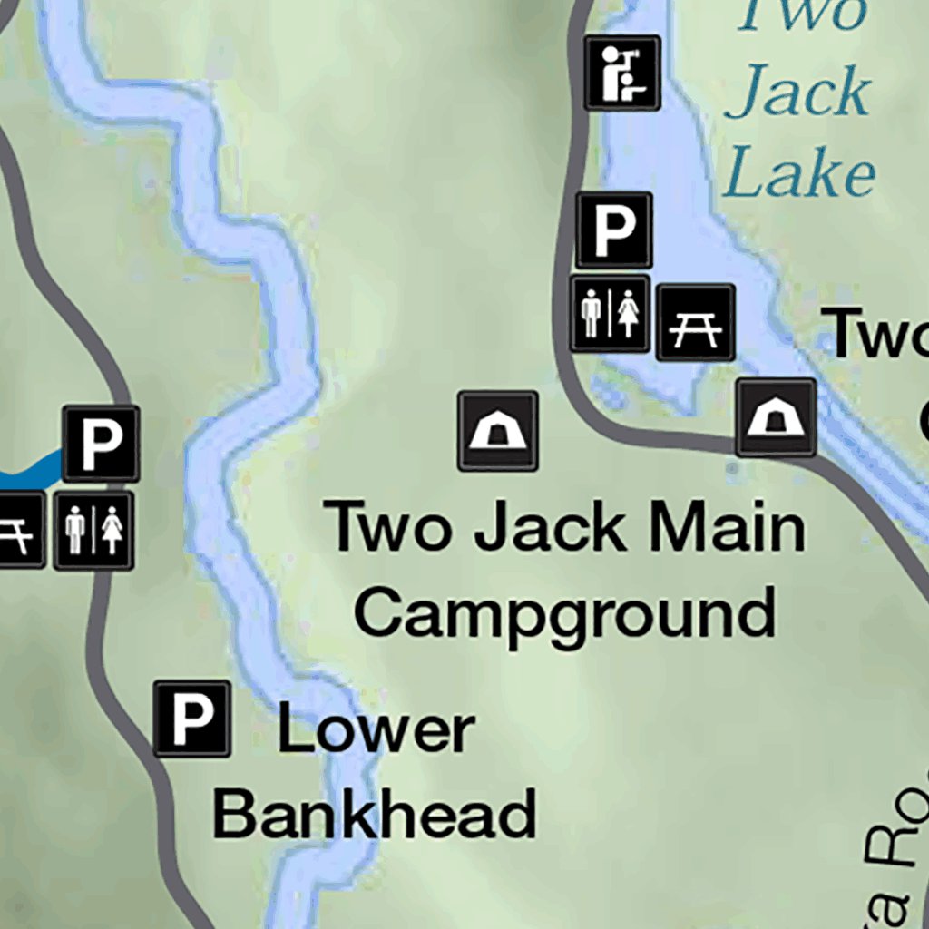 Banff National Park - Lake Minnewanka Day Hikes Map by Parks Canada ...
