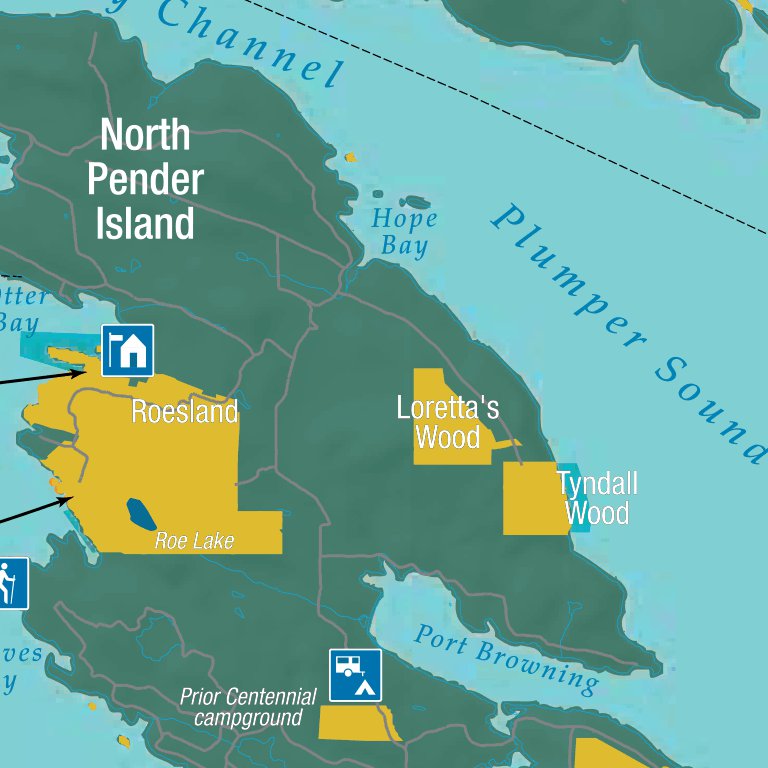 Gulf Islands National Park - Full Park Map by Parks Canada | Avenza Maps
