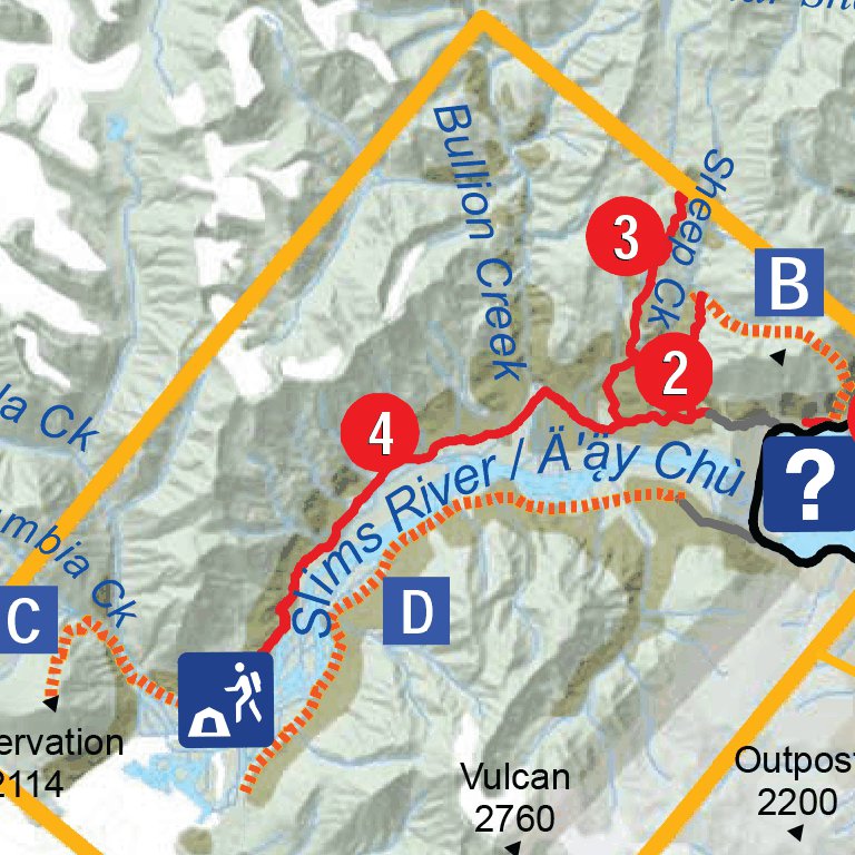 Kluane National Park - Trail Map by Parks Canada | Avenza Maps