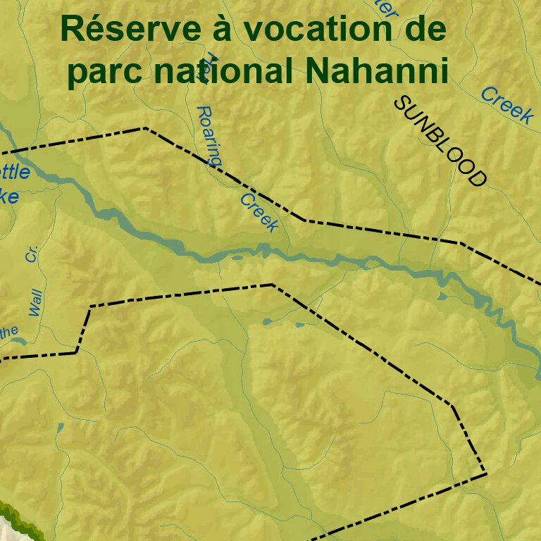 Naats'ihch'oh National Park - Full Park Map and Nahanni Park by Parks ...