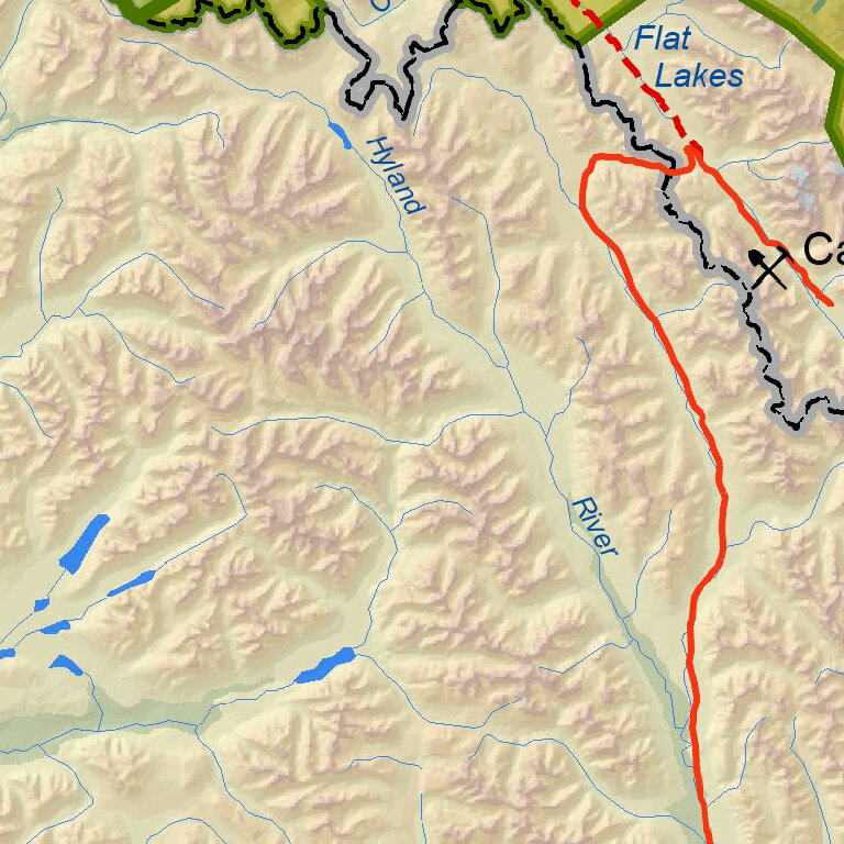 Naats'ihch'oh National Park - Full Park Map and Nahanni Park by Parks ...