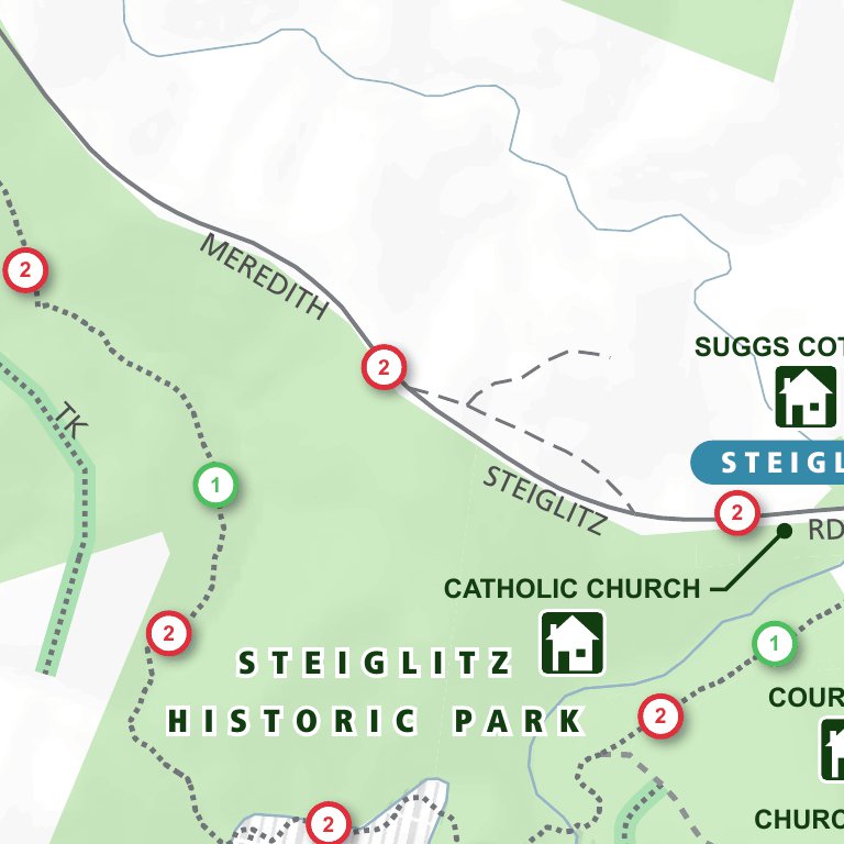 Steiglitz Historic Park Visitor Guide Map by Parks Victoria | Avenza Maps
