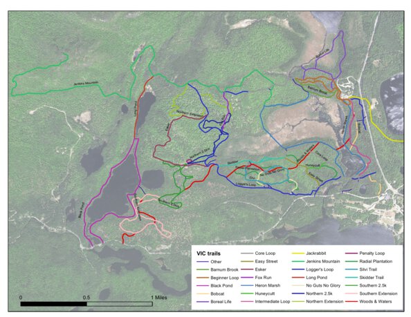 VIC Trails Map by Paul Smith's College | Avenza Maps