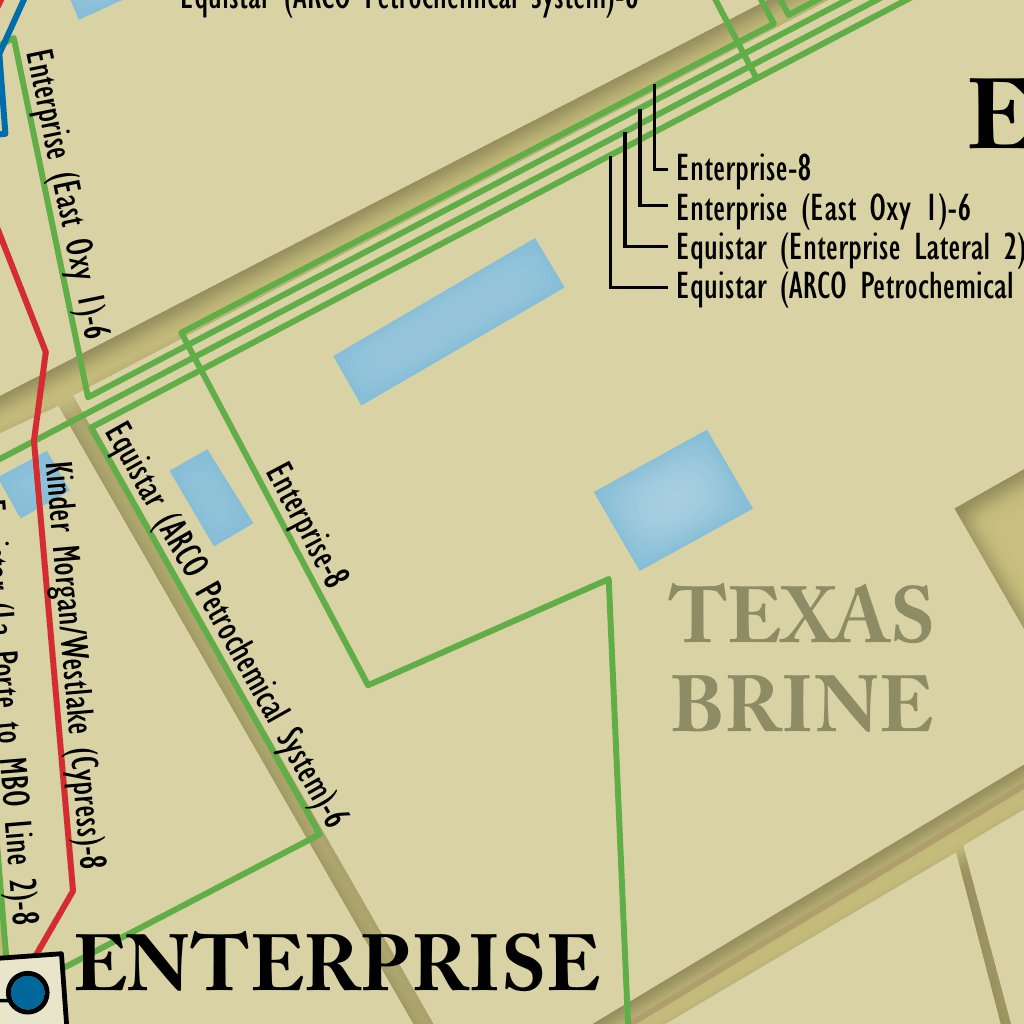 T4 Mont Belvieu Ethane Systems Map by PetroChem Wire | Avenza Maps