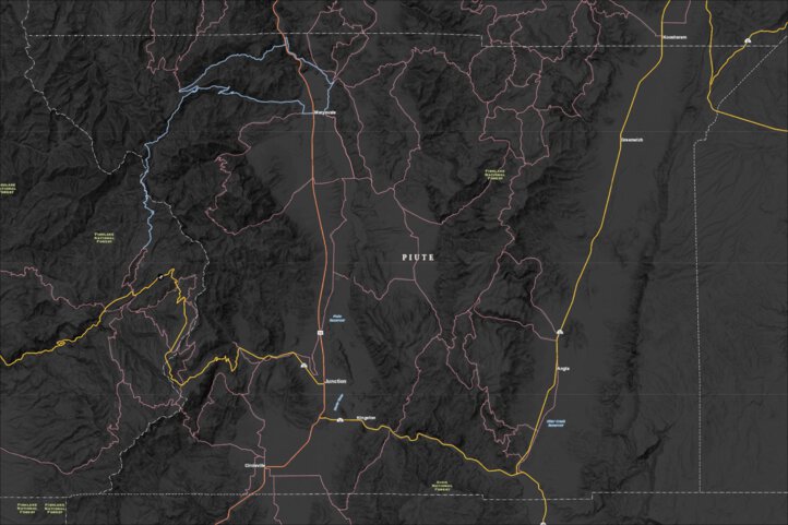 Big Johns Flat Loop Map by Piute county | Avenza Maps