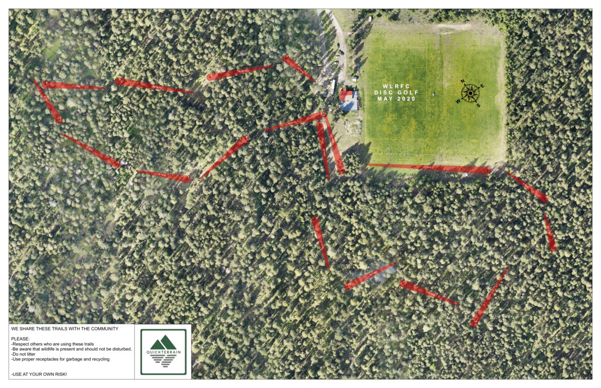 WLRFC Disc Golf Layout Map by QuickTerrain | Avenza Maps