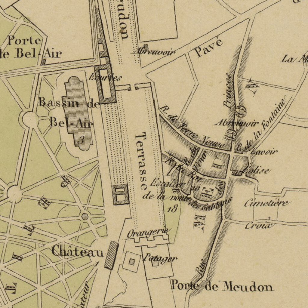 MEUDON FORET 1842 Map by RAFAELA 1777 | Avenza Maps
