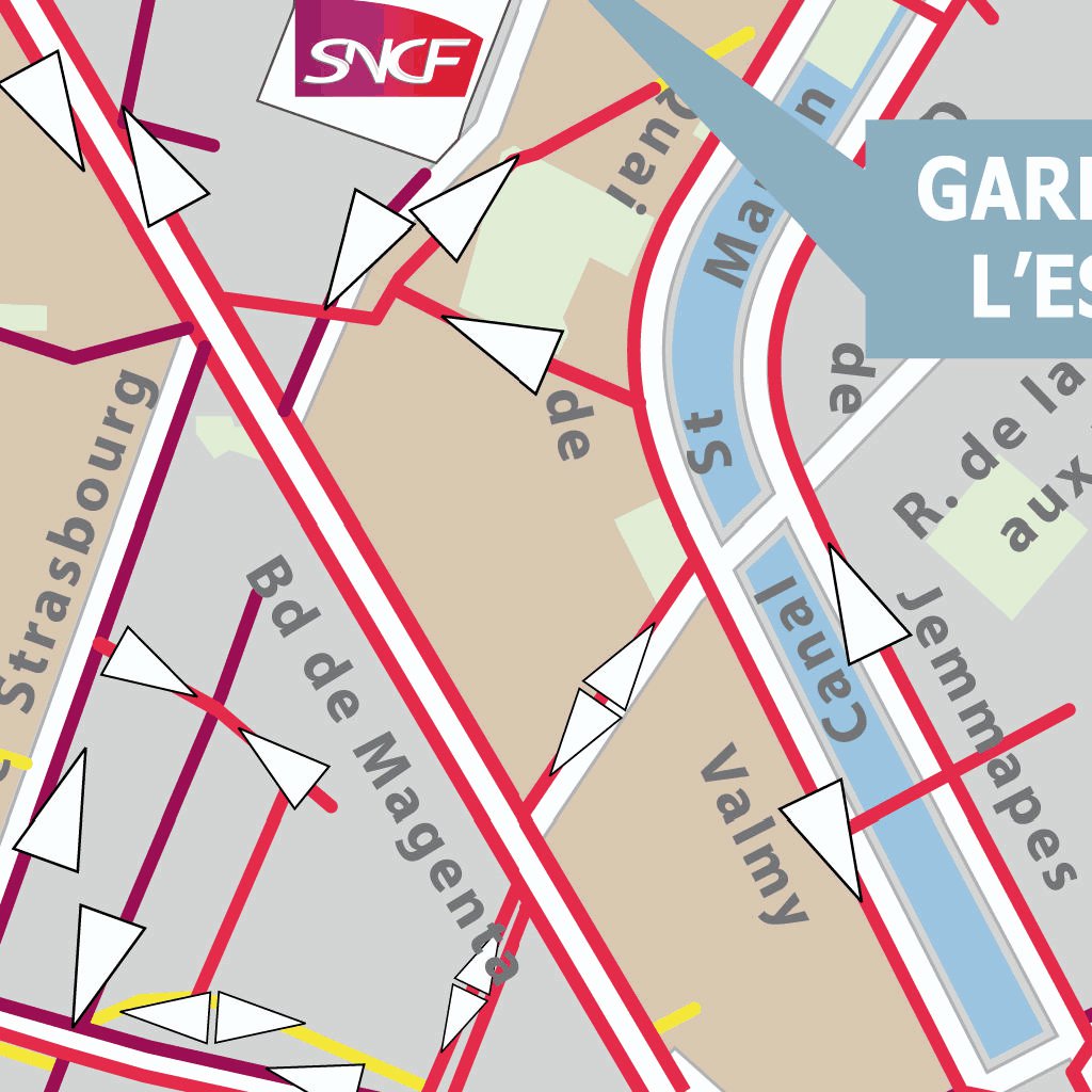 Paris Bike Lane Map by RAFAELA 1777 | Avenza Maps
