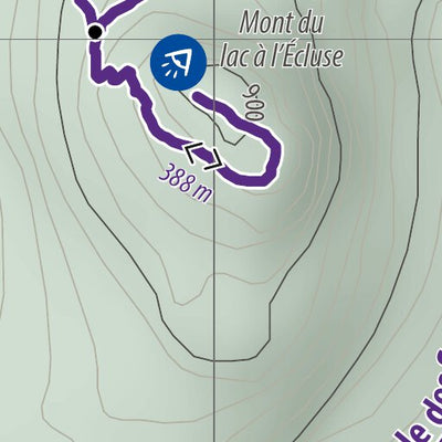 Prêt-à-Partir | Boucle des Sommets Map by Rando Quebec | Avenza Maps