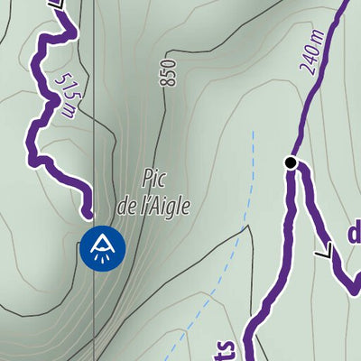 Prêt-à-Partir | Boucle des Sommets Map by Rando Quebec | Avenza Maps