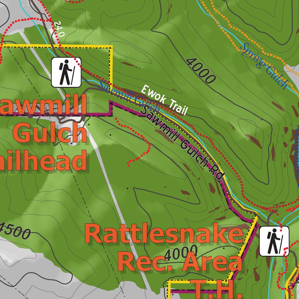 Missoula, Montana Trails Map by Rec-Maps.com | Avenza Maps