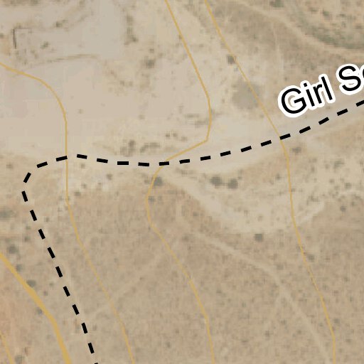 Ash Spring Trail Map by Red Rock Canyon National Conservation Area ...