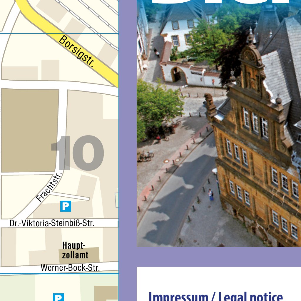 Citymap Bielefeld Map by Reise Know-How Verlag Peter Rump GmbH | Avenza ...