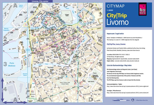 Citymap Livorno Map by Reise Know-How Verlag Peter Rump GmbH | Avenza Maps
