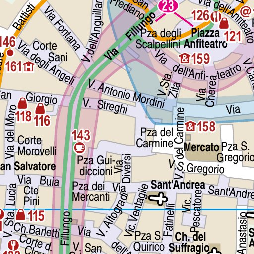 Citymap Lucca Map by Reise Know-How Verlag Peter Rump GmbH | Avenza Maps