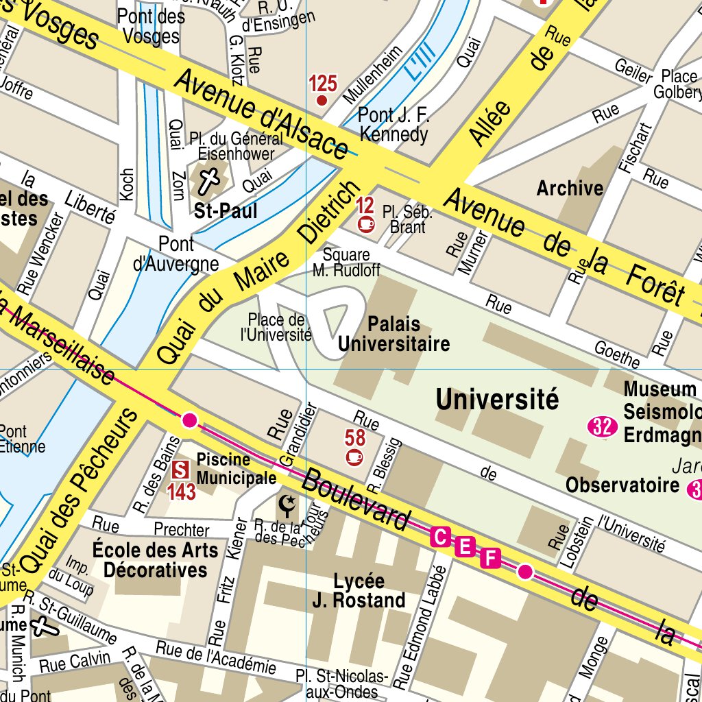 Citymap Strasbourg 2023 Map by Reise Know-How Verlag Peter Rump GmbH ...