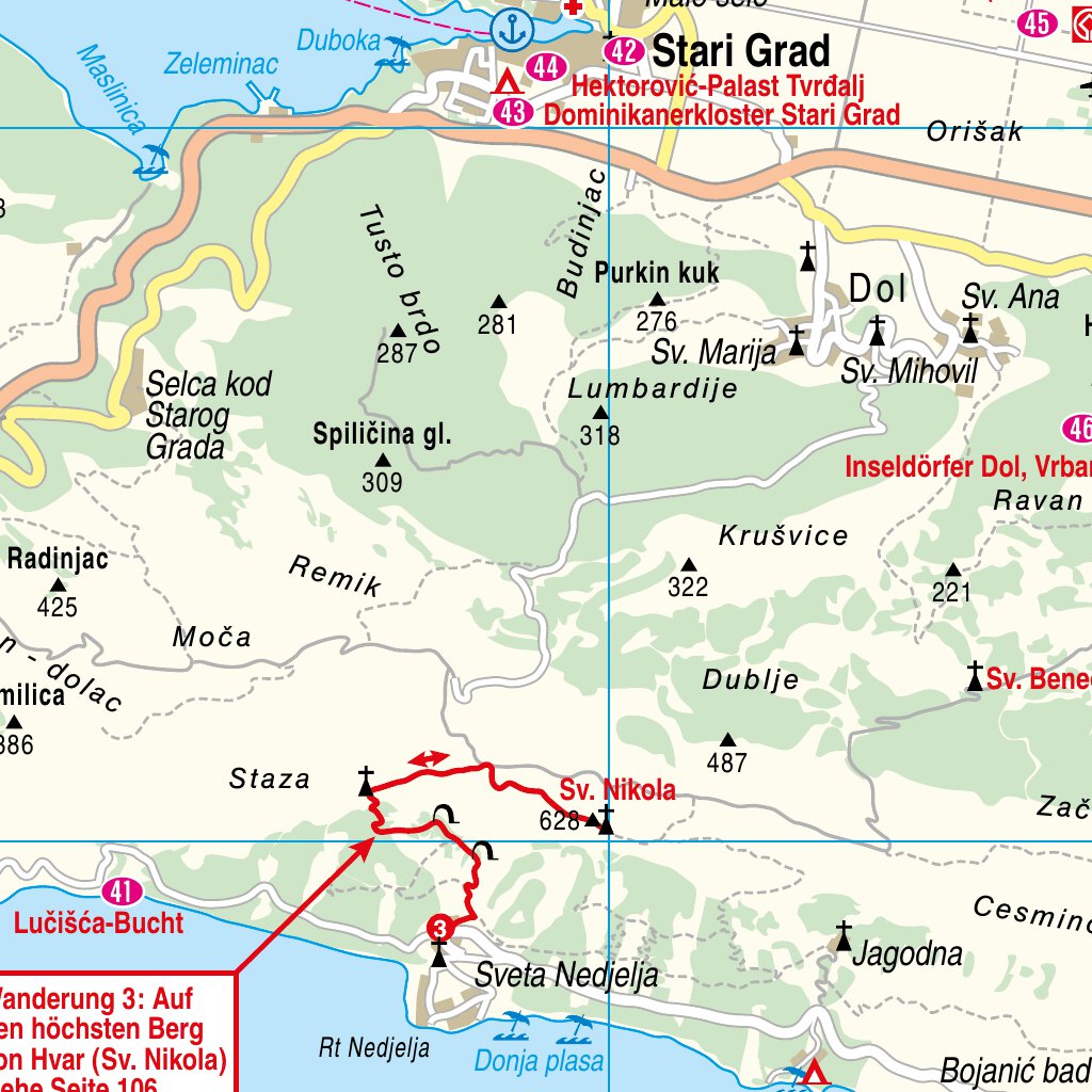 Islandmap Brac and Hvar 2023 Map by Reise Know-How Verlag Peter Rump ...