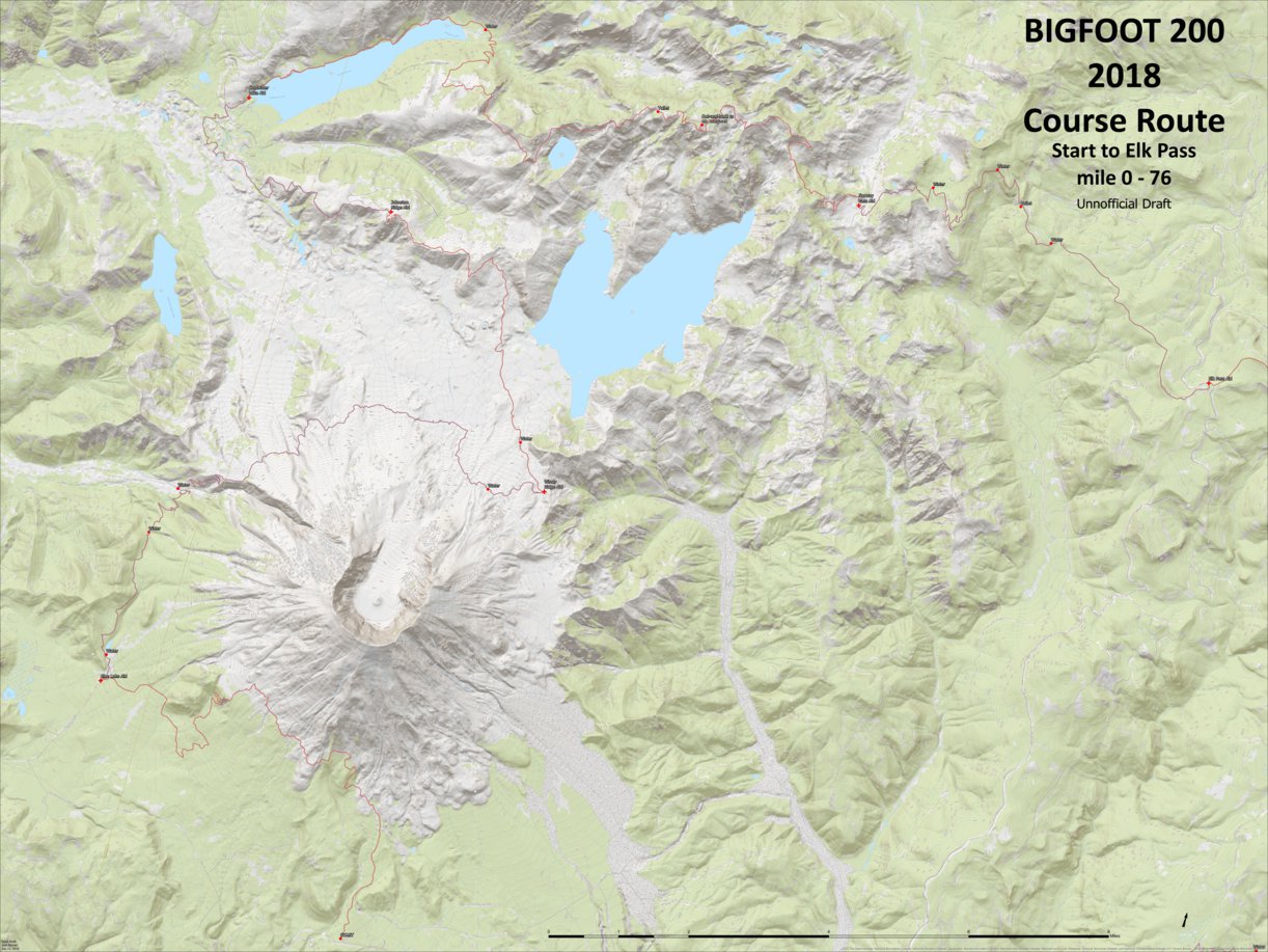 Bigfoot 200 Runner Course Map Bundle by RockGardener Maps | Avenza Maps