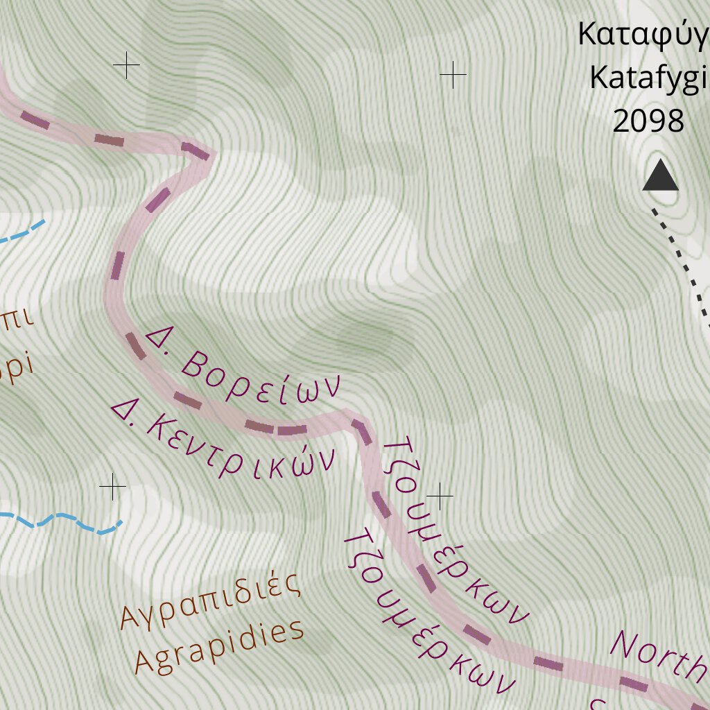 ROUTE maps North Tzoumerka Hiking Map (Pindus Mt.), Epirus, Greece by ...