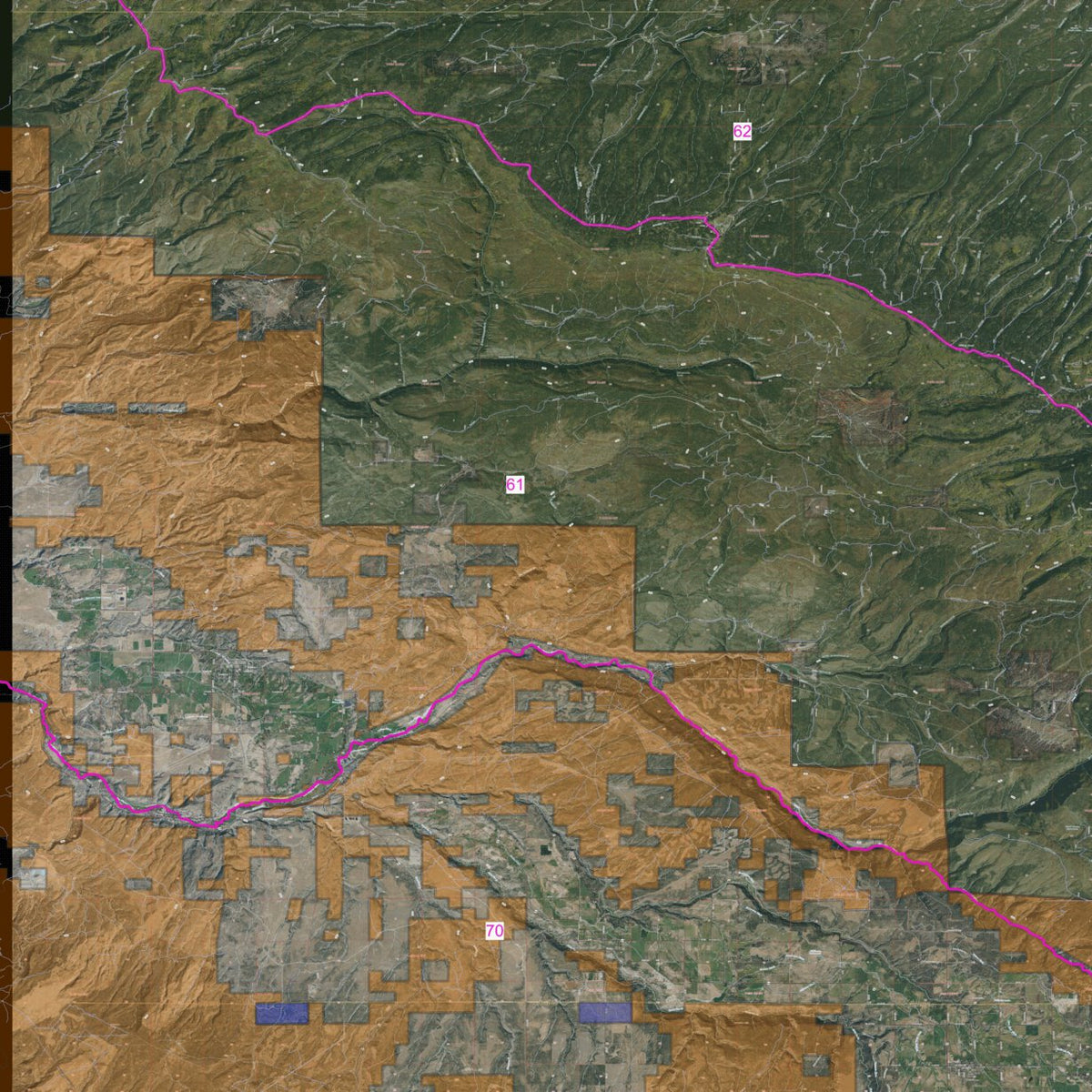 Recreational Land Usage - Nucla/Naturita Area Map by San Juan Mapping ...