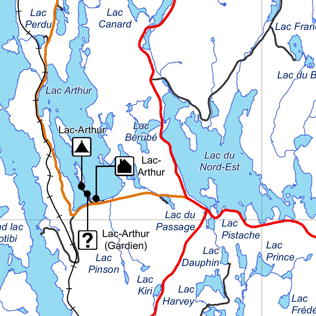 Réserve faunique de Port-Cartier - Sept-Îles : Carte générale Map by ...