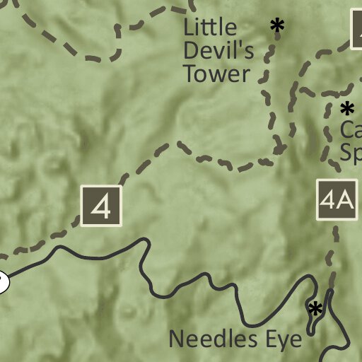 Custer State Park and Black Elk Wilderness Area Trails Map by South ...