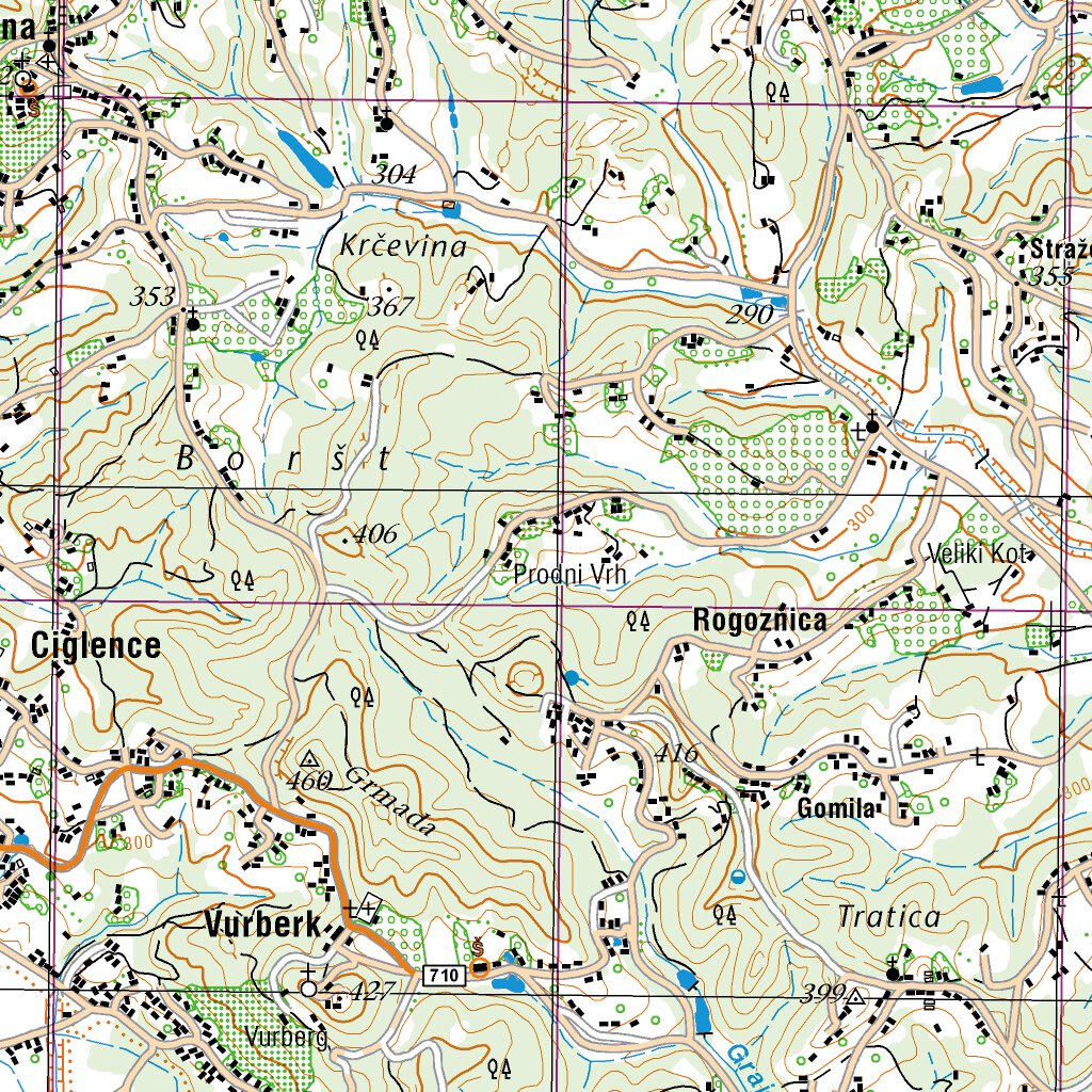 Ptuj (T501701B) Map by Surveying and Mapping Authority of the Republic ...