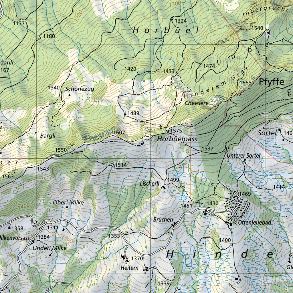 Guggisberg, 1:25,000 Map by SwissTopo | Avenza Maps