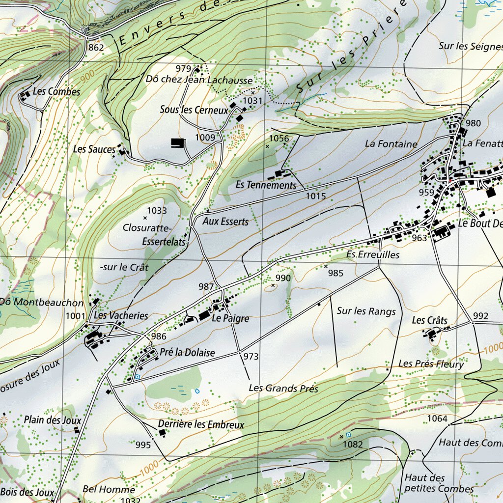 Moutier, 1:25,000 Map by SwissTopo | Avenza Maps