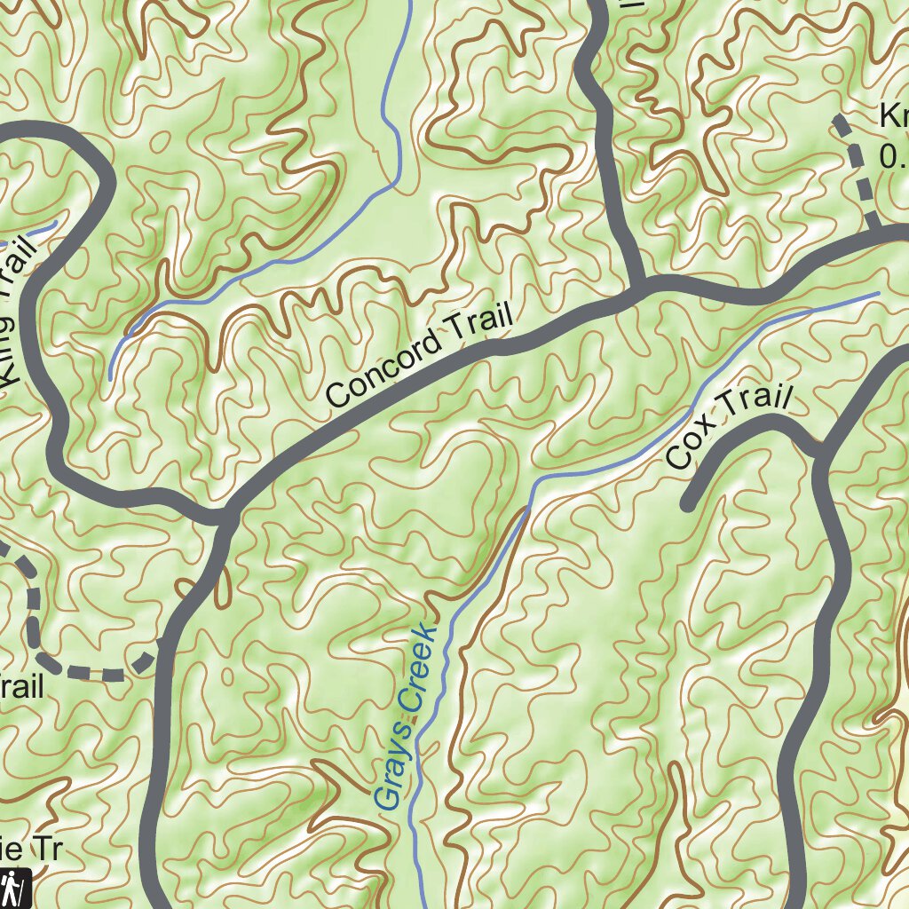Chickasaw State Park - With Forestry Trails Map by Tennessee State ...