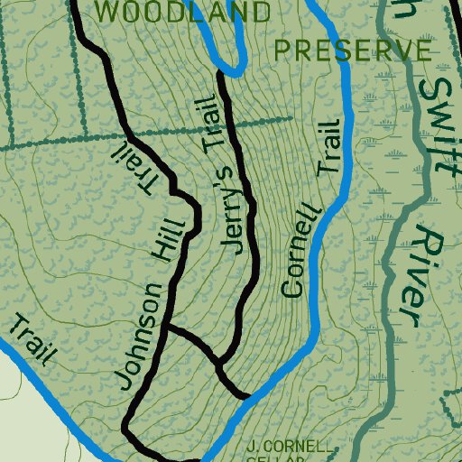 Brooks Woodland Preserve Map by The Trustees of Reservations | Avenza Maps
