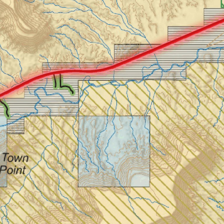 Factory Butte Hanksville Utah Map by Trusted Trail Maps Inc. | Avenza Maps