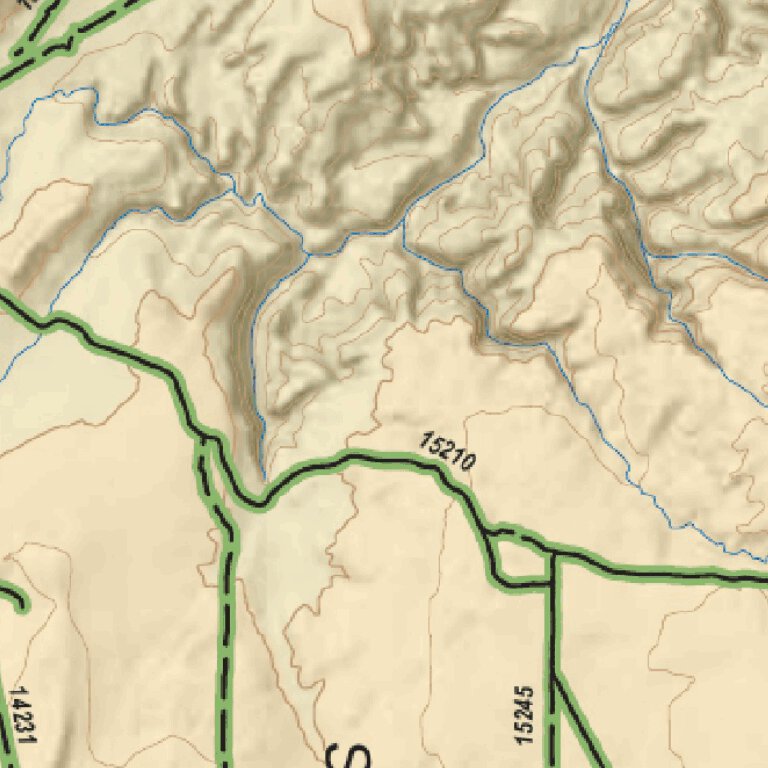 Poison Spring Canyon to Dirty Devil river - North Lake Powell Utah Map ...