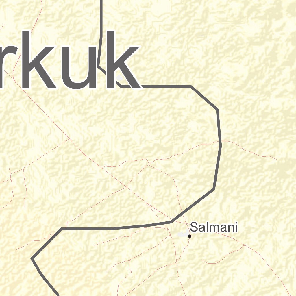 kirkuk Map by UN OCHA Regional office for the Syria Crisis | Avenza Maps
