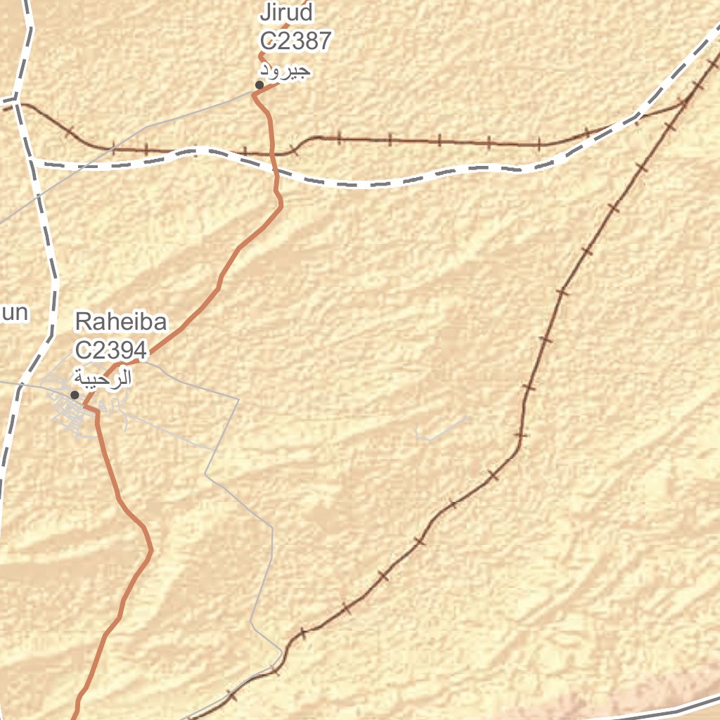 Syrian Arab Republic: Rural Damascus Governorate Reference Map by UN ...