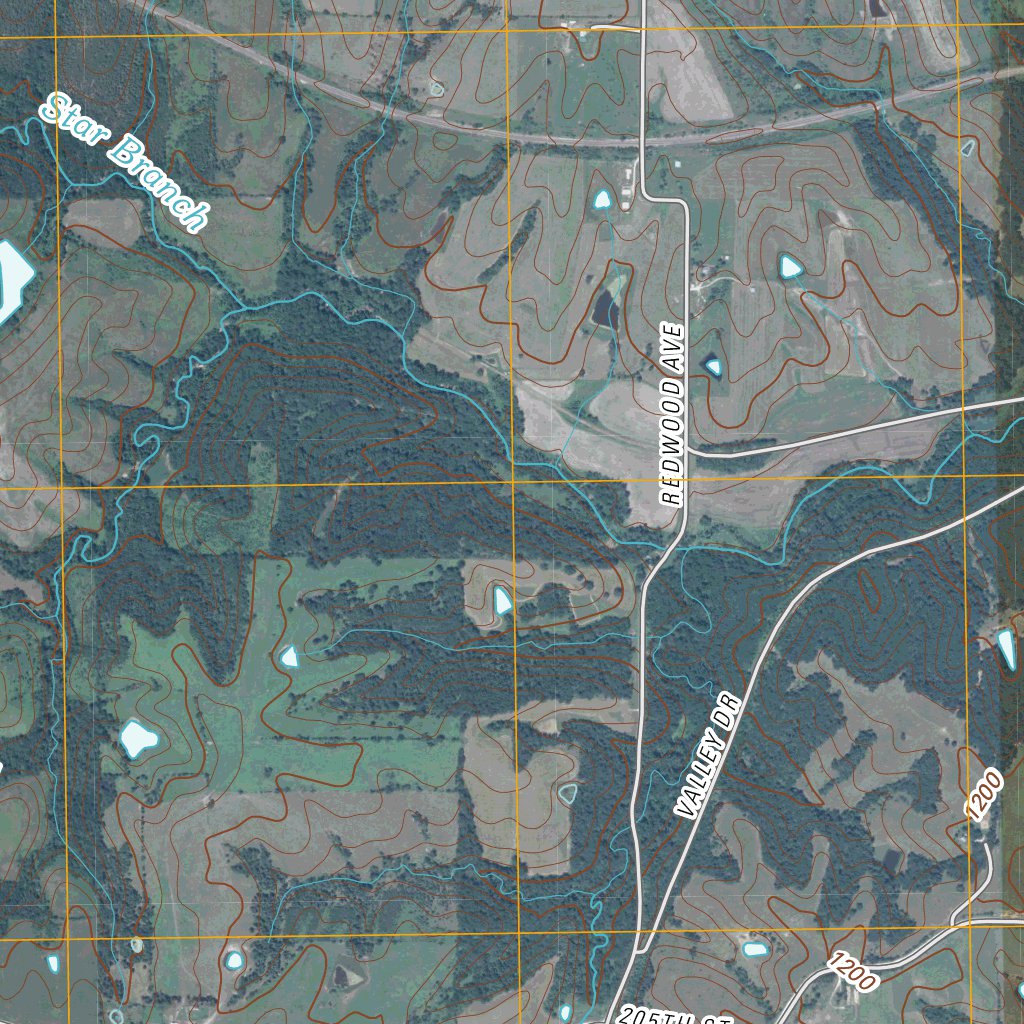 Afton, IA (2010, 24000-Scale) Map by United States Geological Survey ...