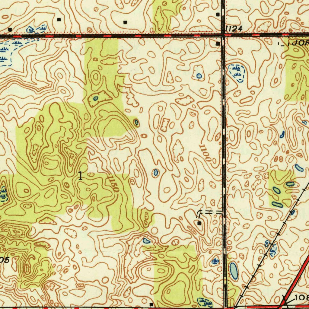 Angola East, IN (1947, 24000-Scale) Map by United States Geological ...