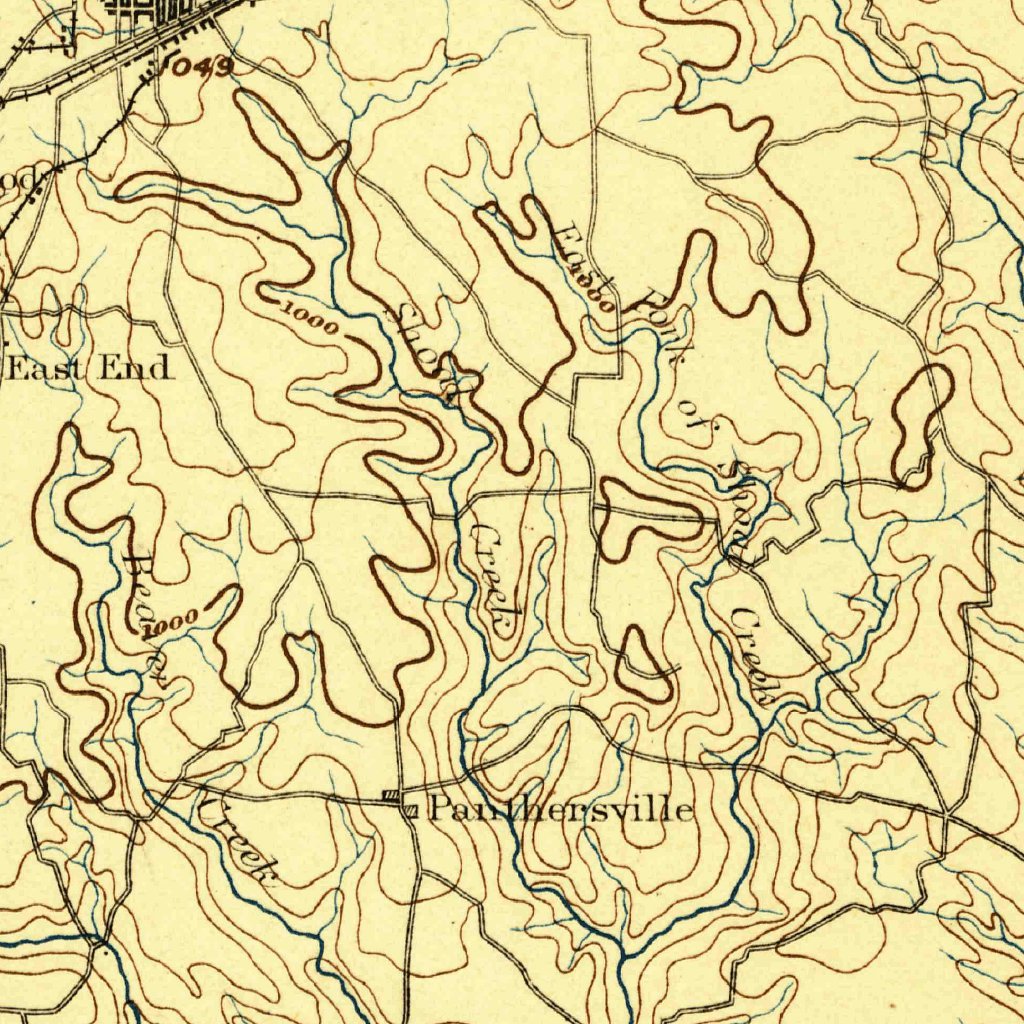 Atlanta, GA (1895, 125000-Scale) Map by United States Geological Survey ...