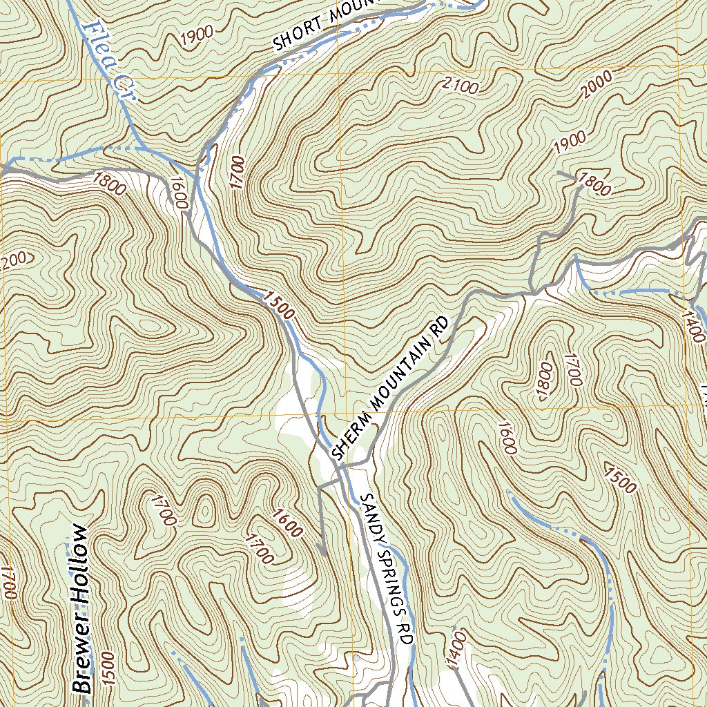 Back Valley, TN (2022, 24000-Scale) Map by United States Geological ...